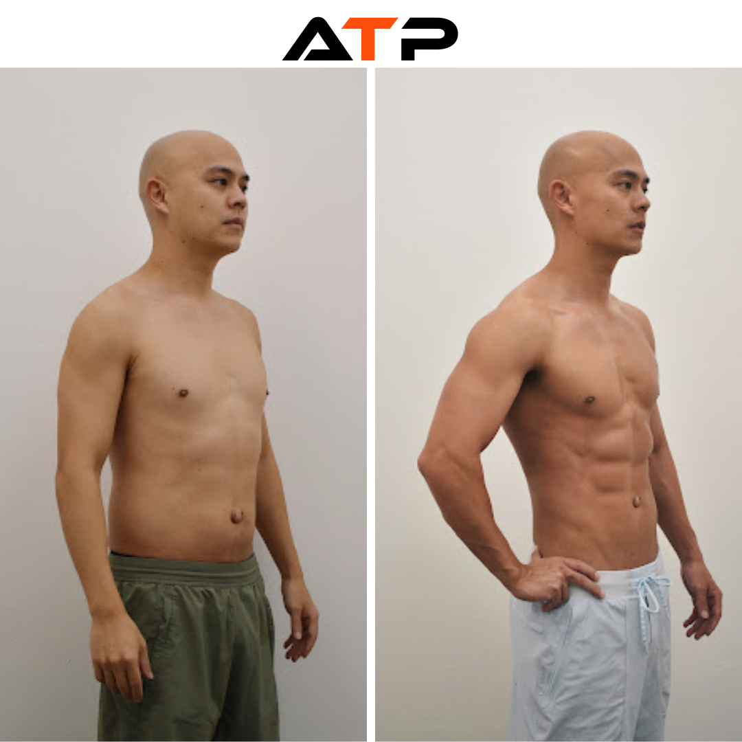 Enoch built a dramatic muscular physique with ATP Personal Training ...