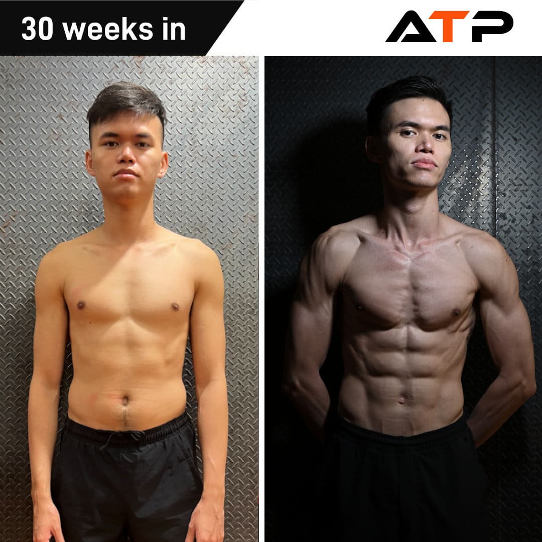 Jeff got a stunning six-pack at ATP Personal Training