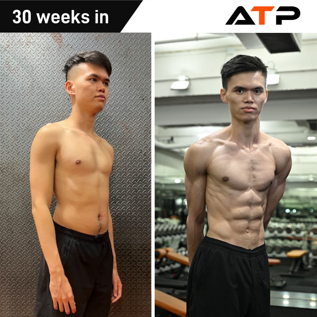 Jeff got a stunning six-pack at ATP Personal Training