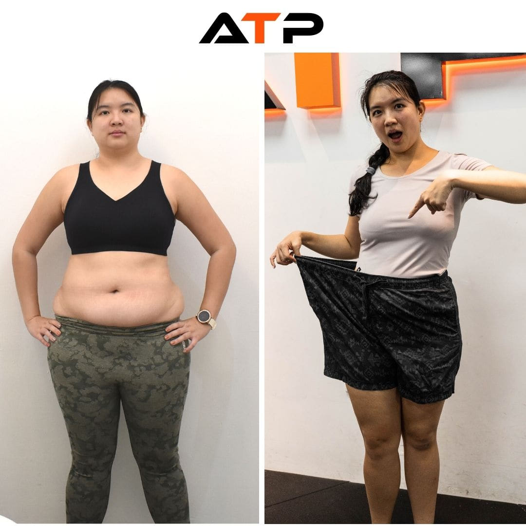 Yi Jie needs a new wardrobe after her unbelievable fat loss - ATP Personal Training