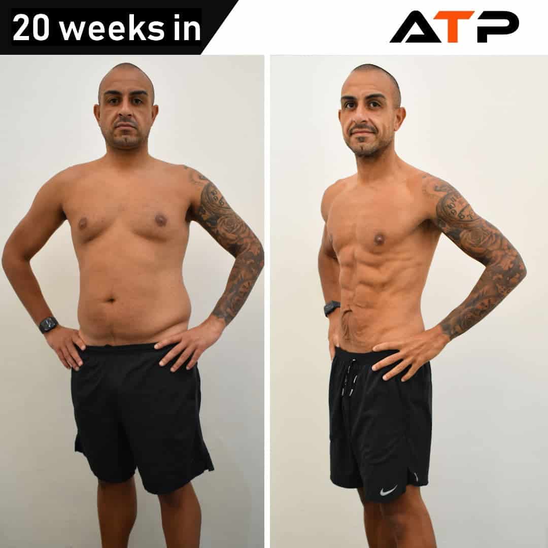 Daniel lost 20kg in 20 weeks of Fat Loss - ATP Personal Training