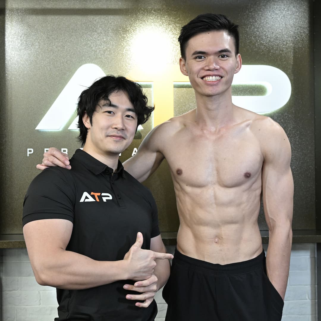 Jeff got a stunning six-pack at ATP Personal Training